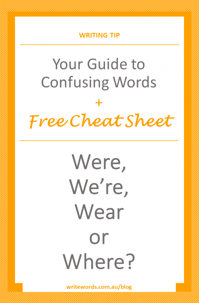 WRITEWORDSWear, where, we’re, were – confusing word solutions ...