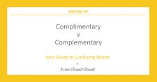 WRITEWORDSComplementary or complimentary – confusing word solutions ...