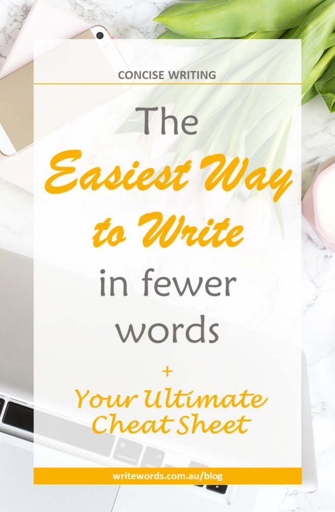 WRITEWORDSWrite less, say more - how to write in fewer words + cheat ...