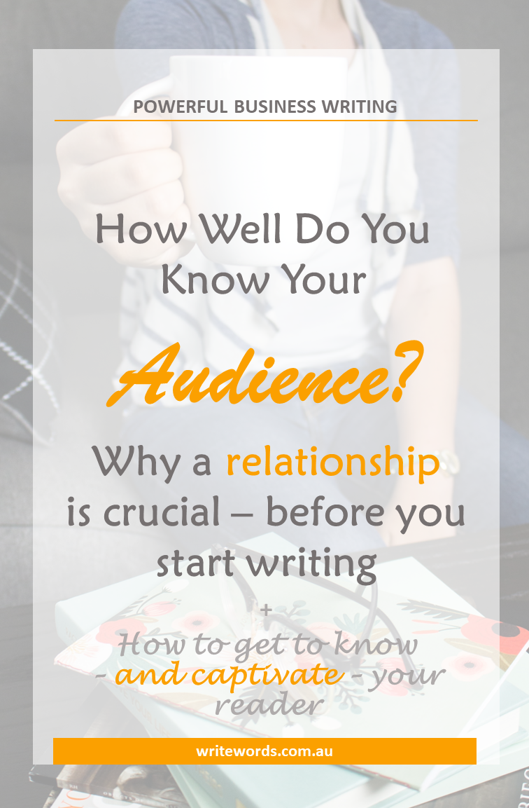 WRITEWORDSIntimate with your reader? Get to know your audience before ...