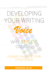WRITEWORDSWriting style and developing your voice - WRITEWORDS | Why ...