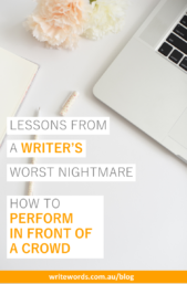 WRITEWORDSWriting anxiety – 5 lessons from a writer's worst nightmare ...